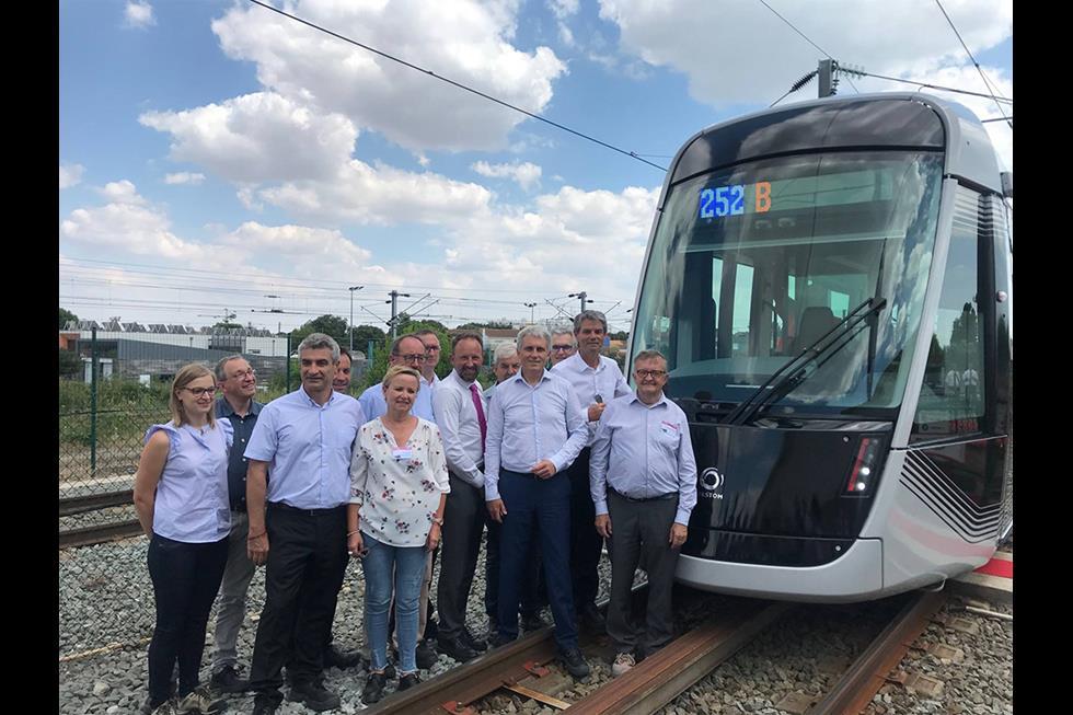 First Caen tram unveiled | News | Railway Gazette International
